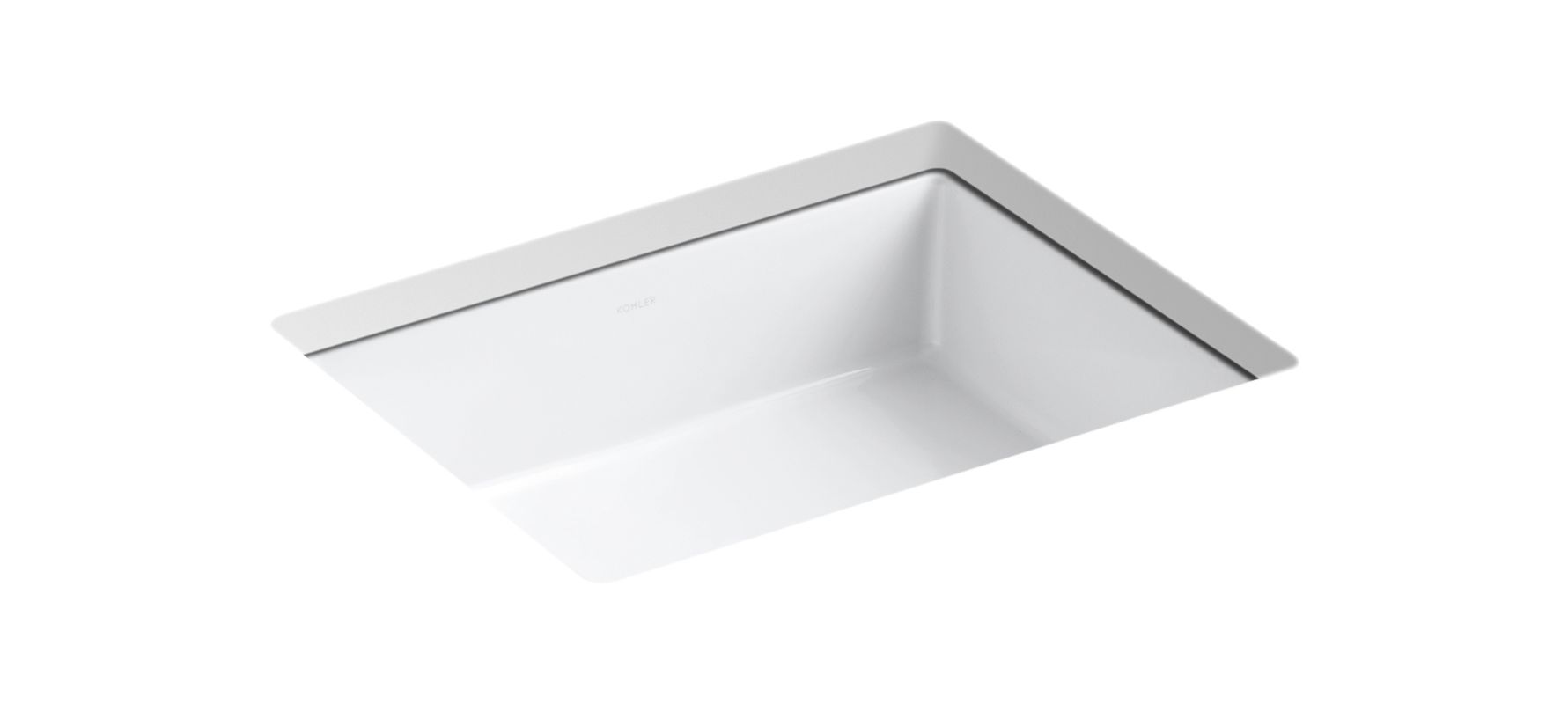 Kohler K 2882 0 White Verticyl 17 1 4 Undermount Bathroom Sink With 