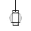 Modern Forms PD-W74615-BK Black Lucid 1 Light LED Title 24 Compliant Pendant - 14.75 Inches Tall ...