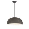 Troy RLM Lighting 5DDM16MBKWT-BC Black Dome 16" Wide Single Light ...