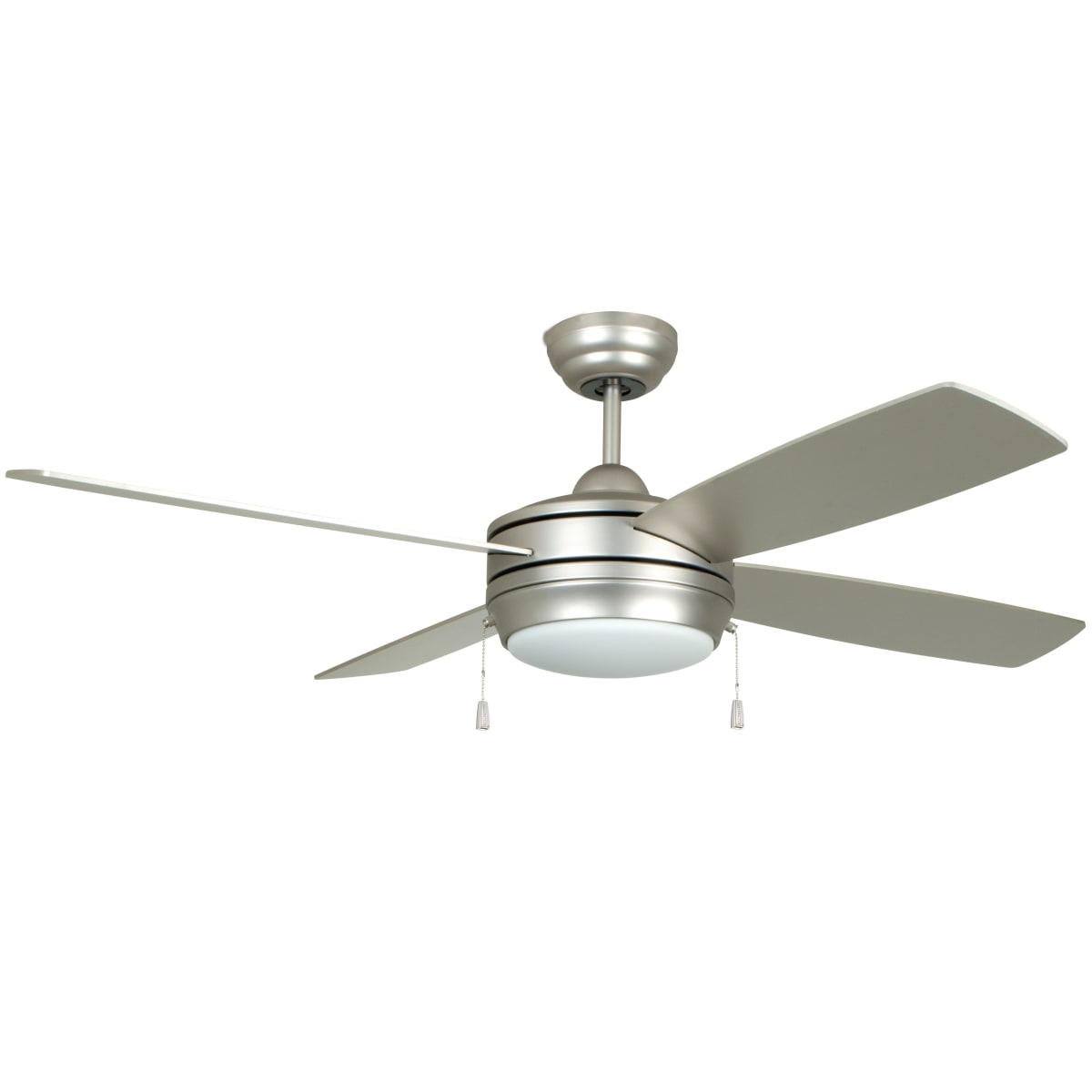 Windward 44 In Indoor Brushed Nickel Ceiling Fan With Light Kit ...