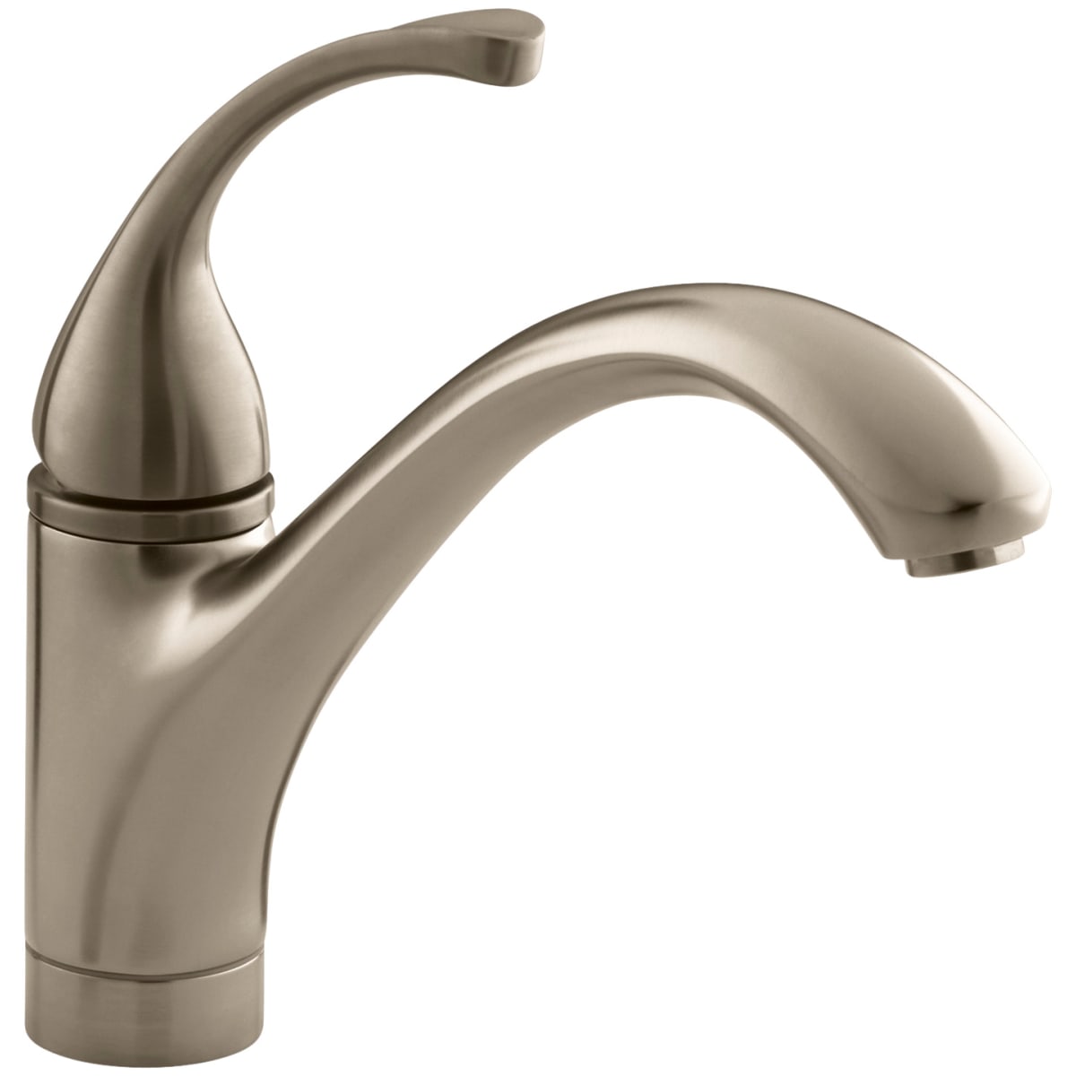 Kohler K 10415 BN Brushed Nickel Forte Single Handle Kitchen Faucet FaucetDirect