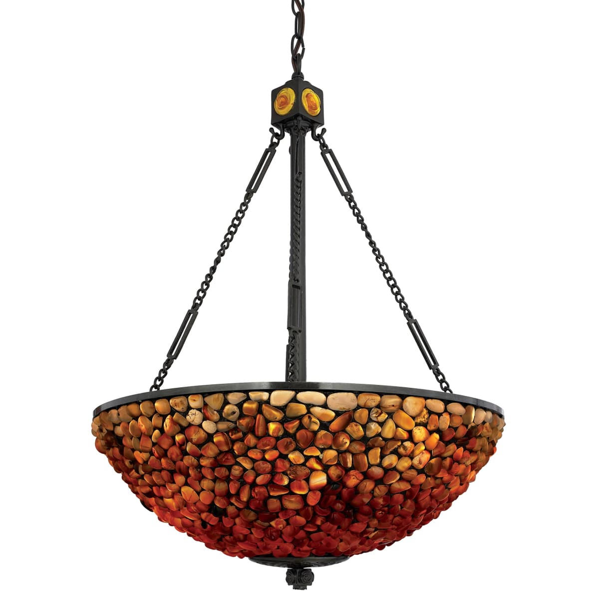 Quoizel TF2819VB Vintage Bronze Pomez 3 Light Bowl Pendant