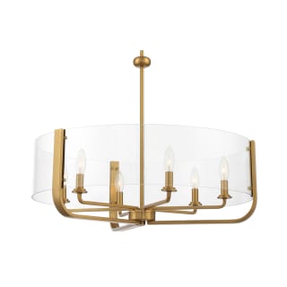 Eurofase Lighting 38155-017 Brass Campisi 6 Light 28" Wide Taper Candle ...