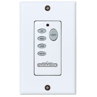 Fanimation White Wall Mount Ceiling Fan Remote Control | Shelly Lighting