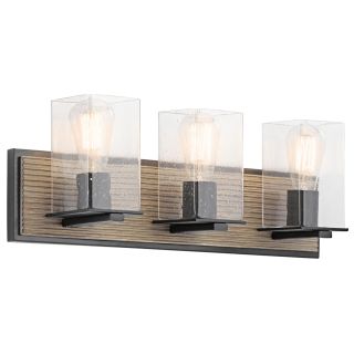 Kichler 45544DAG Olde Bronze Millwright 3 Light Bathroom Vanity Light ...