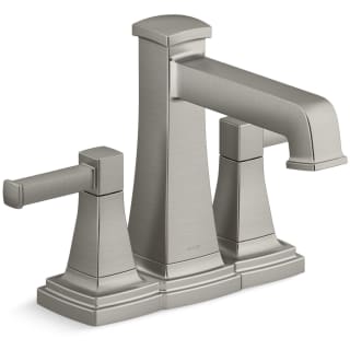 Kohler K-27398-4K-BN Vibrant Brushed Nickel Riff 1.0 GPM Centerset Bathroom Faucet ...