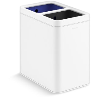 Kohler K-31315-STW White / Polished Stainless Steel 22 Liter Stainless ...