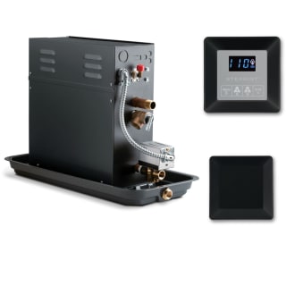 Steamist S10250GPADMB Matte Black SM Plus Steam Shower Package with ...