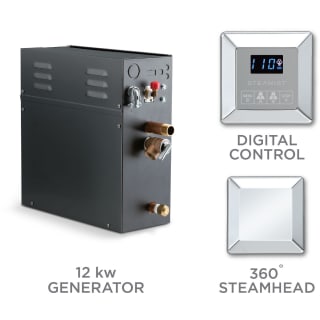 Steamist S12250PC Polished Chrome SM Plus Steam Shower Package with ...