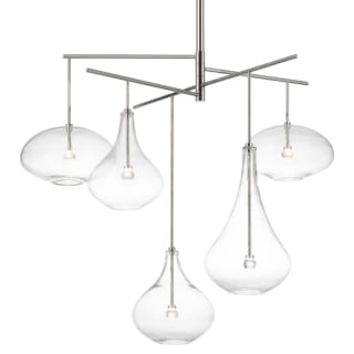 Visual Comfort CD 5025PN-CG Polished Nickel Lomme 5 Light 38" Wide LED ...