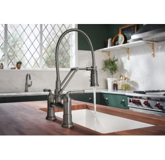Brizo 62274LF-PG Polished Gold Rook 1.8 GPM Bridge Kitchen Faucet with ...