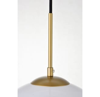 Elegant Lighting LD2219BR Brass / Frosted White Baxter 3 Light 21" Wide ...