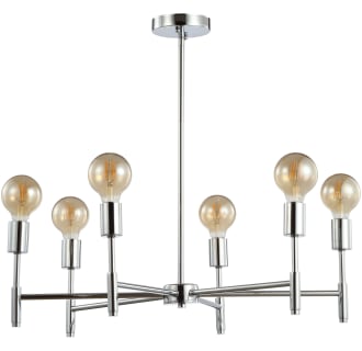 JONATHAN Y Lighting JYL7458A Chrome JYL Turing 6 Light 29" Wide LED ...
