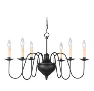 Livex Lighting 4477-04 Black Heritage 6 Light 1 Tier Chandelier ...