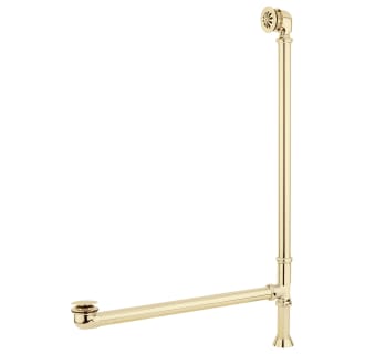 Signature Hardware 475617 White / Polished Brass Feet Celine 61" Cast ...