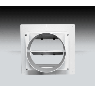 X Vent Box 6SEB-S White 6" Round Duct Polypropylene Exhaust Ventilation ...