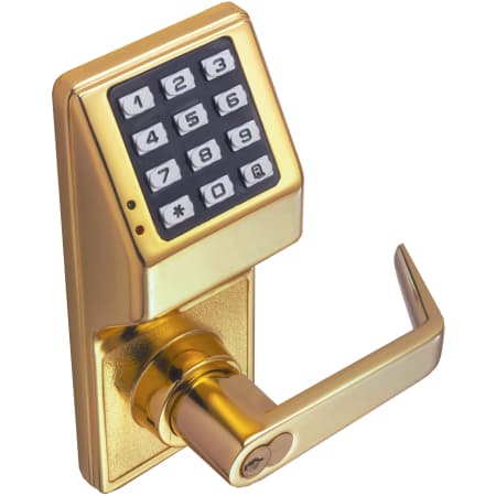 Alarm Lock DL28003 Polished Brass Trilogy T2 200-User Weatherproof ...