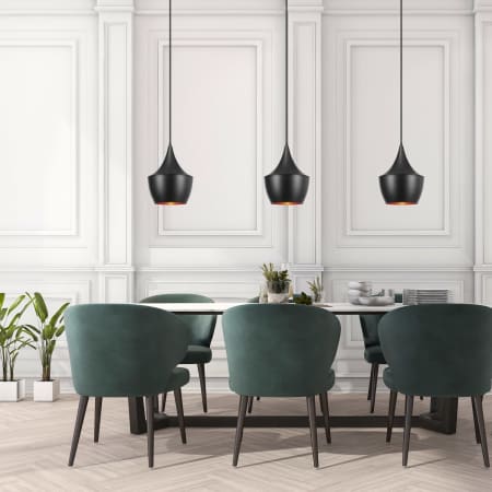 Bellevue GP9817ORB Oil Rubbed Bronze 9" Wide Pendant with Metal Shade ...