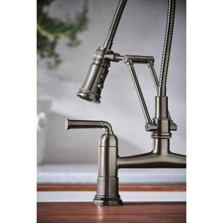 Brizo 62274LF-PC Chrome Rook 1.8 GPM Bridge Kitchen Faucet with ...