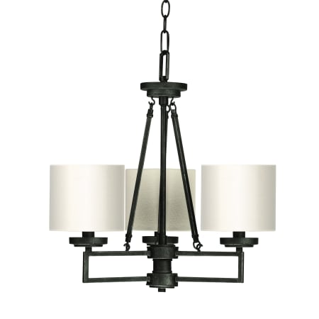 Cal Lighting FX-3507/3 Burnished Black Duray 3 Light Single Tier ...
