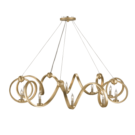 Currey and Company 9490 Contemporary Gold Leaf Ringmaster 10 Light 0 ...