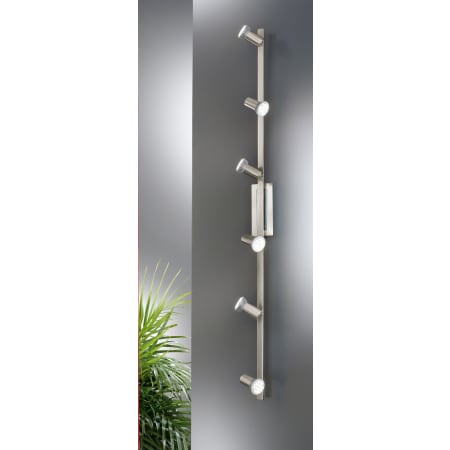 Eglo 200095A Matte Nickel and Chrome Rottelo 6 Light 46" Wide ...