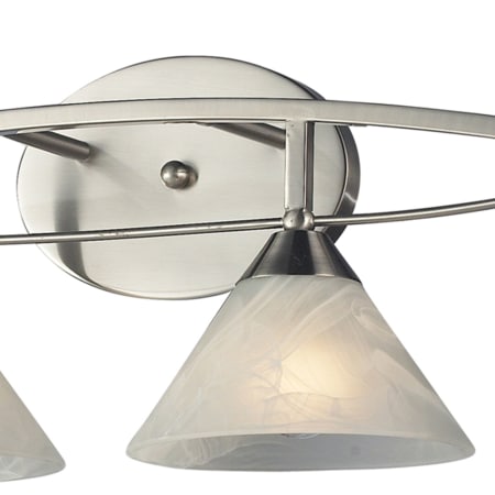 Elk Lighting 17019/4 Satin Nickel Elysburg 4 Light 36" Vanity Fixture ...