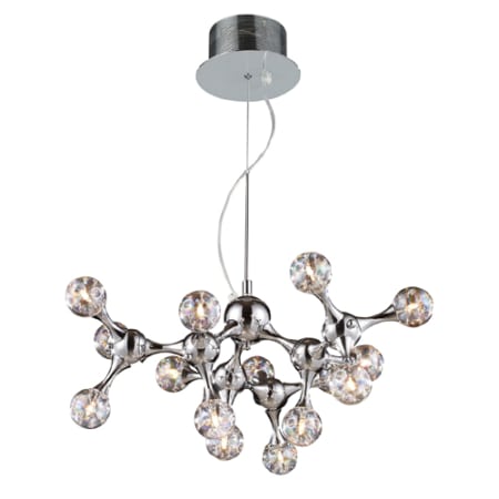Elk Lighting 30025/15 Polished Chrome Fifteen Light Chandelier from the ...