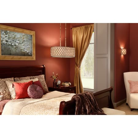 Feiss WB1497BUS Burnished Silver Lucia 1 Light Flush Mount Wall Sconce ...