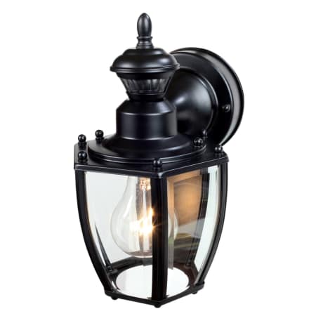 Heath Zenith HZ-4170-BK-G Black Single Light 10" Tall Outdoor Wall ...