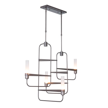 Hubbardton Forge 136380-SKT-SHRT-07-FD0611 Dark Smoke / Clear / Frosted Citadel 4 Light 38" Wide ...