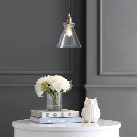 JONATHAN Y Lighting JYL3514B Chrome Single Light 8" Wide LED Mini ...