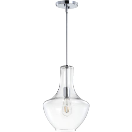 JONATHAN Y Lighting JYL6400A Chrome Watts 11" Wide LED Pendant ...