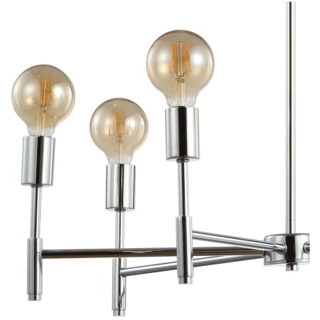 JONATHAN Y Lighting JYL7458A Chrome JYL Turing 6 Light 29" Wide LED ...