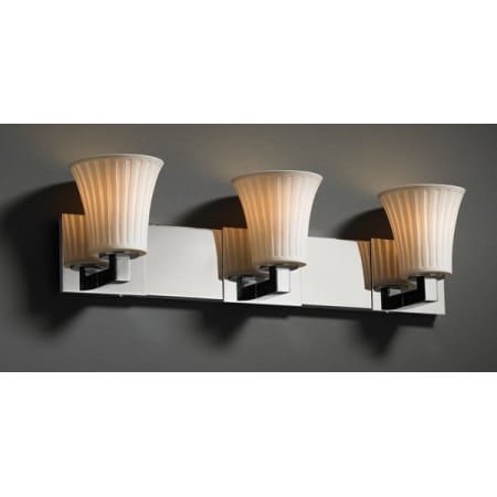 Justice Design Group POR-8923-ABRS Antique Brass Modular 3 Light ...