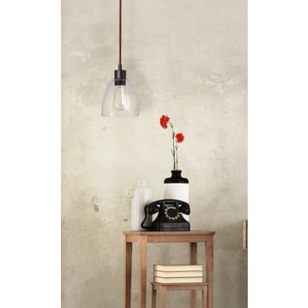 Kenroy Home 92100BS Brushed Steel Edis 1 Light Mini Pendant ...