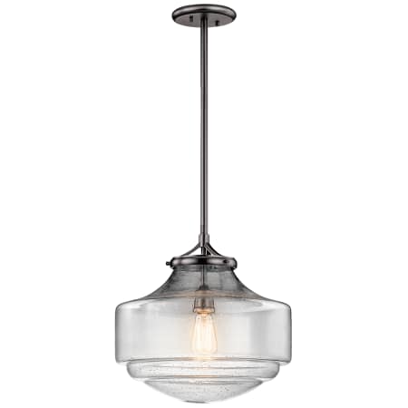 Kichler 43564SBR Shadow Brass Keller 1 Light Pendant - LightingDirect.com