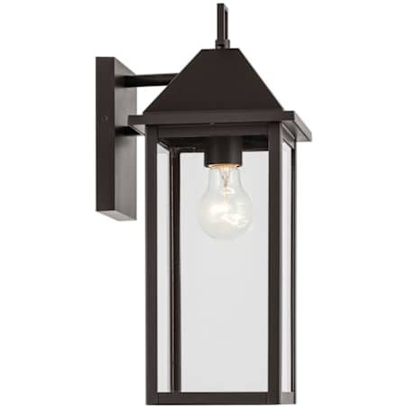 Kichler 59158BK Black Prin 17" Tall Outdoor Wall Sconce ...