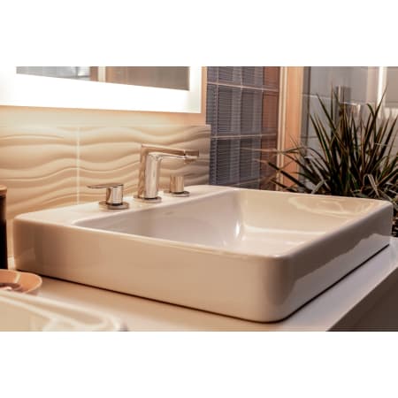 Kohler K-2660-8-0 White Vox 22" Vessel / Drop In Sink with Overflow ...