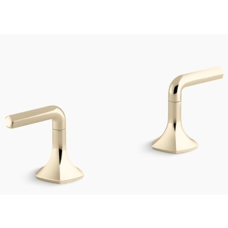 Kohler K-27018-4-AF Vibrant French Gold Occasion Lever Handles for Tub ...