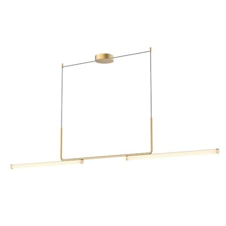Kuzco Lighting LP73073-BG Brushed Gold Vesper 73" Wide LED Suspension Linear Pendant ...