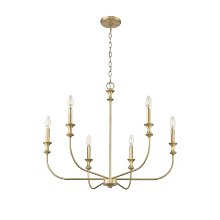 Millennium Lighting 29506-MB Matte Black Savanne 6 Light 28" Wide Taper ...