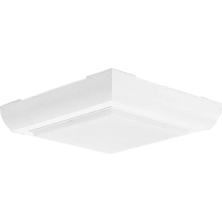Progress Lighting P7182-30 White Squares Fluorescent Ceiling Fixture ...