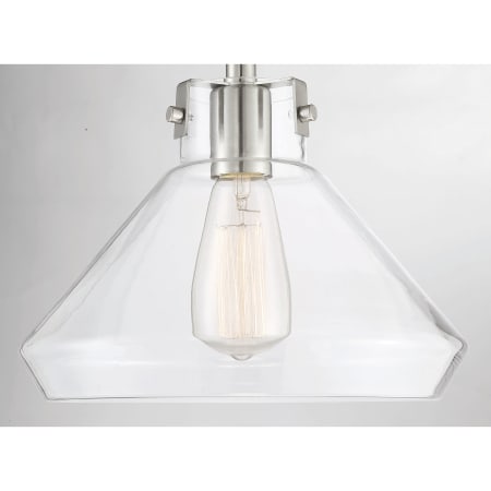 Savoy House 6-9137-1-89 Matte Black Walpole Single Light 11" Wide Semi ...