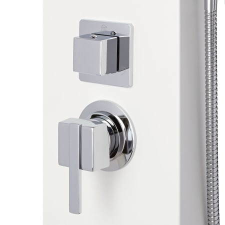 Signature Hardware 400517 White Powder Coat Braunfels Pressure Balanced ...