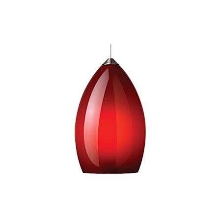 Tech Lighting undefined Red Contemporary / Modern 1 Light 7.3" Pendant ...