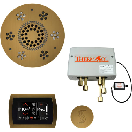 ThermaSol TWPSUR-SB Satin Brass SignaTouch Steam Shower Kit - Includes ...