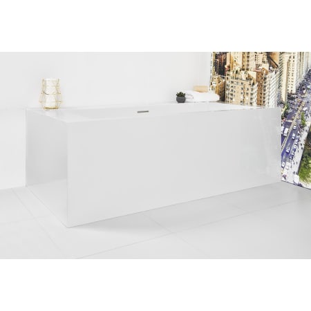 WETSTYLE BC0101-MB-COP-MA Apollo White Matte / Matte Black Trim CUBE 72 ...