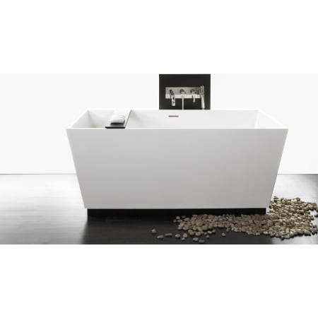 WETSTYLE BC0803-29-BNNT-COP-MA Apollo White Matte / Brushed Nickel Trim ...