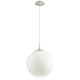 Eglo 90009A Silver 1 Light Foyer Pendant from the Milagro Collection ...